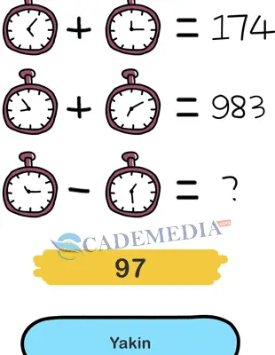 Hitung jawaban (Brain Out Level 198) - CadeMedia